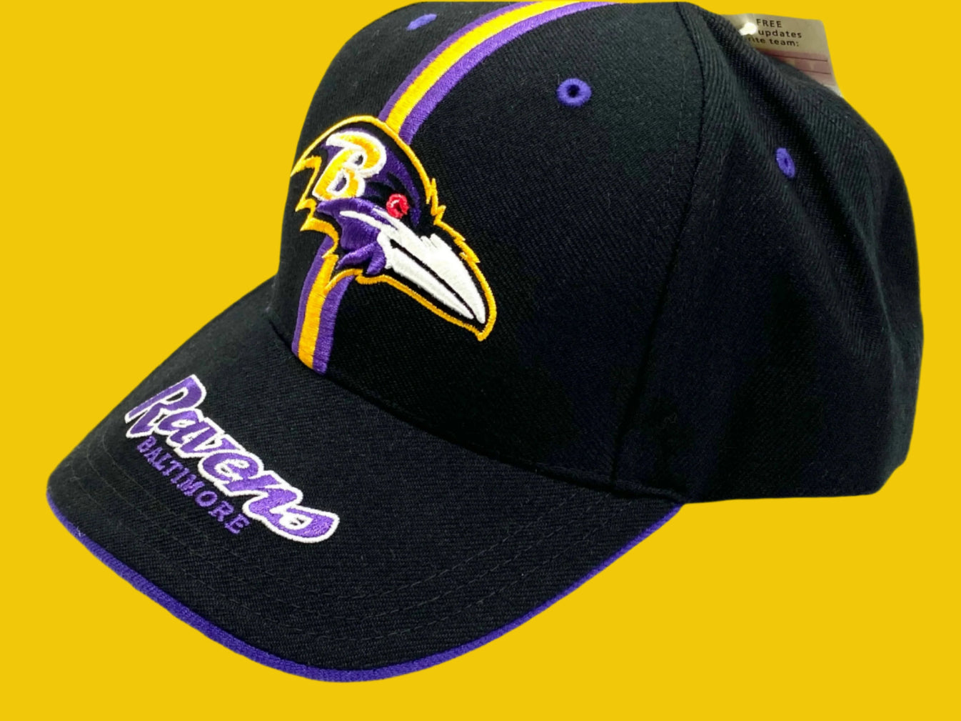 Baltimore Ravens Vintage NFL 15% Wool 3-D Logo Cap (New) By Twins Ent ...